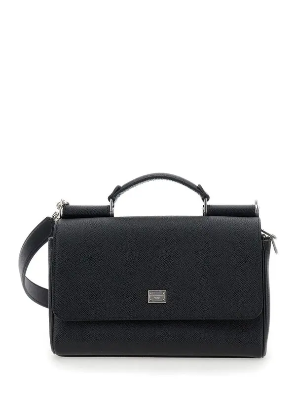 Dolce & Gabbana Sicily Crossbody Bag - Black