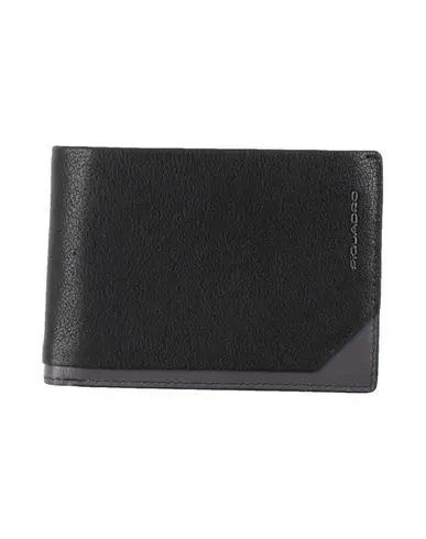 PIQUADRO Wallet Cow Leather - Black