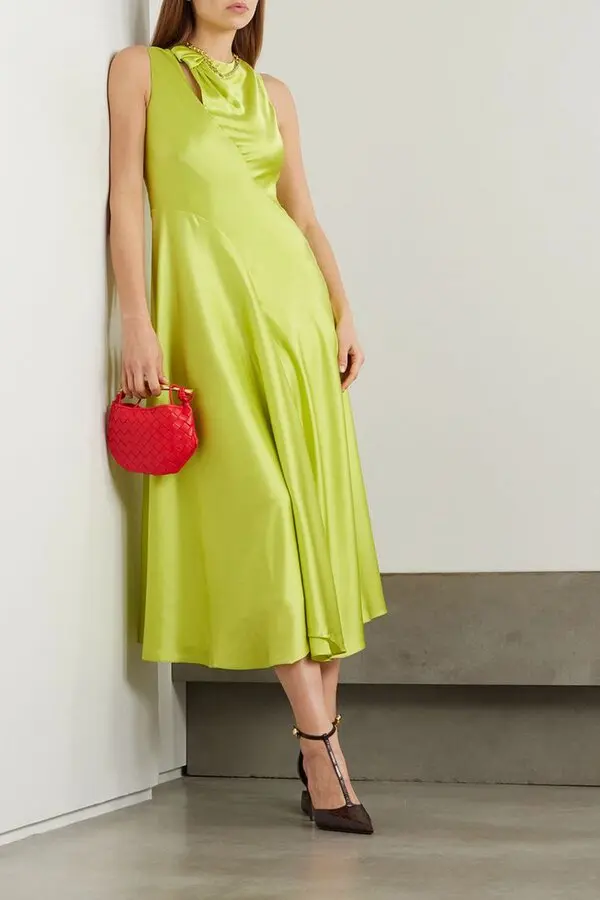 roksanda green dress Roksanda Ilincic 'Peridot’ wool dress in a stunning teal green Ladies main image 1