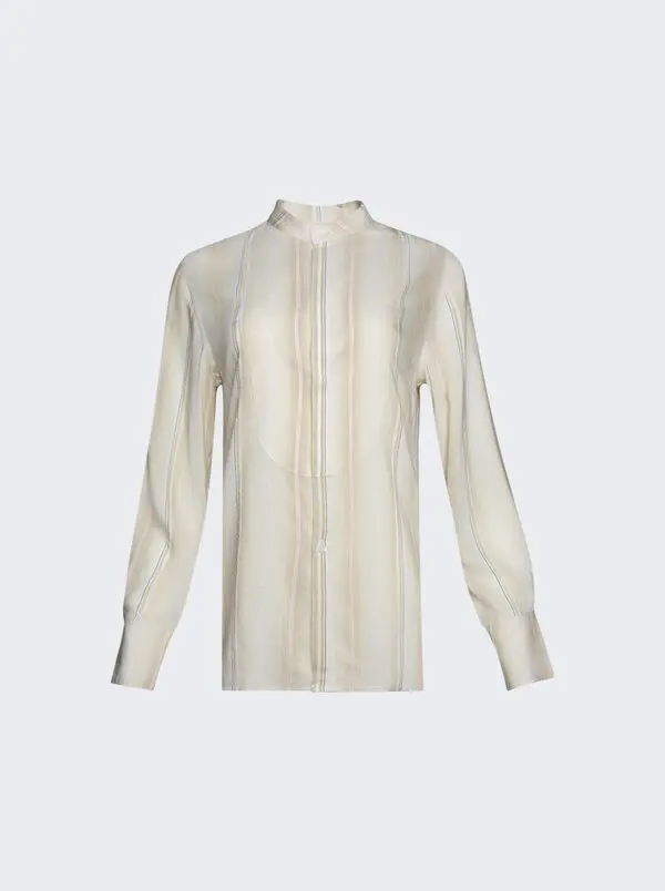 Victoria Beckham Bib Detail Blouse - Pink