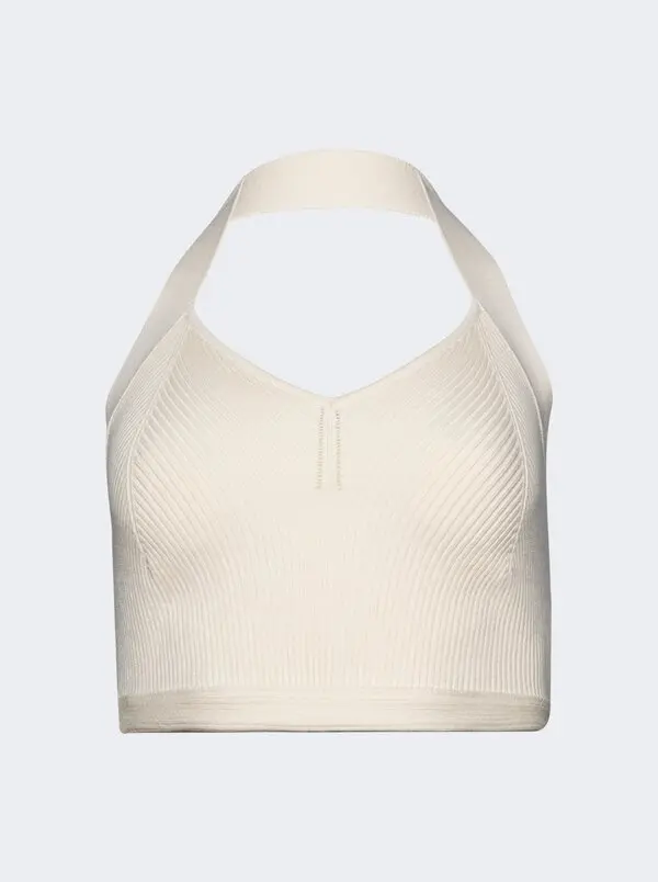 Wardrobe.NYC Knit Halter Top - Cream