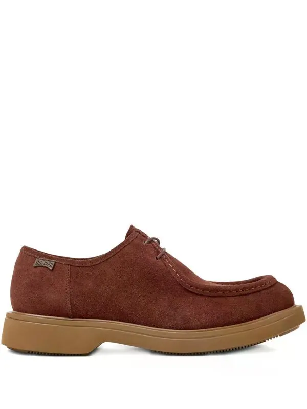 Camper Lace-up Suede Derby Shoes