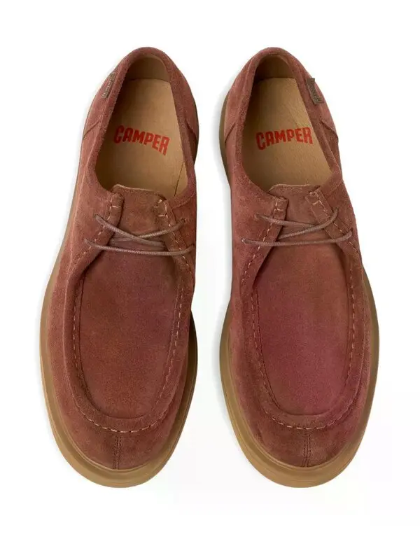 Camper Lace-up Suede Derby Shoes