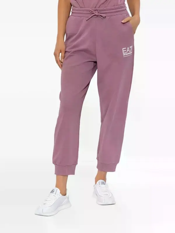 EA7 Logo-print Track Pants - Pink