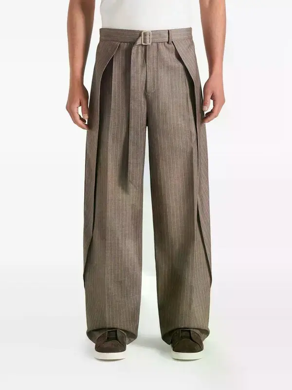 Manière De Voir Charles Wrap-leg Tailored Trousers