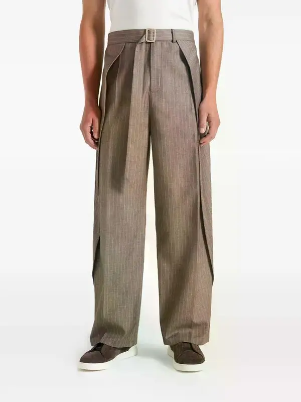 Manière De Voir Charles Wrap-leg Tailored Trousers