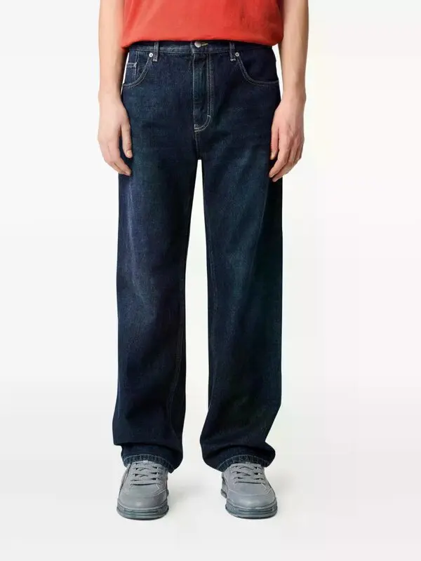 Axel Arigato Cotton Straight Jeans - Blue