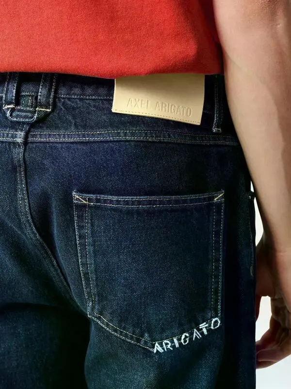 Axel Arigato Cotton Straight Jeans - Blue
