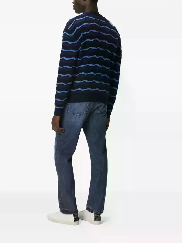 Missoni Wave-pattern Cardigan - Blue
