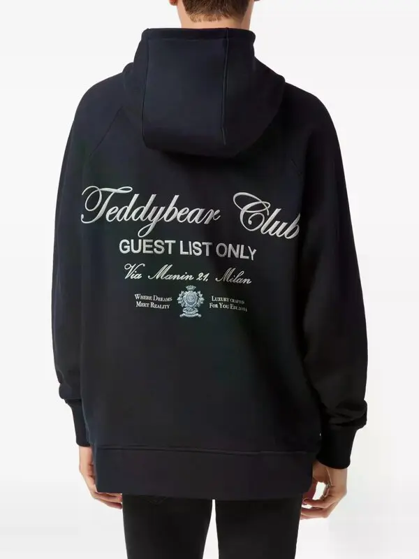 Philipp Plein Embroidered Hoodie - Blue