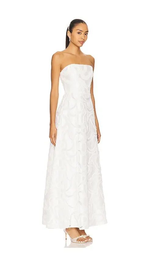Elliatt Beaded Maxi Dress In Ivory - 15% Off | Editorialist