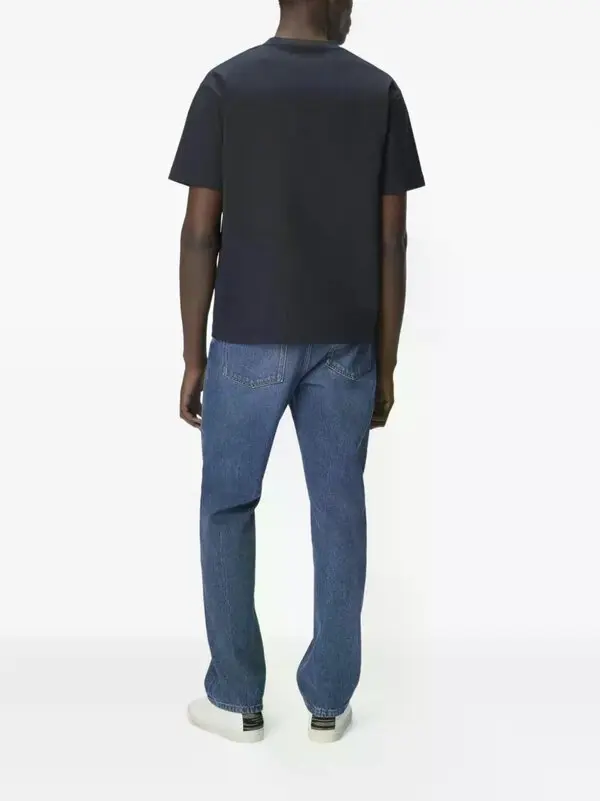Missoni Geometric-pattern Cotton T-shirt - Blue