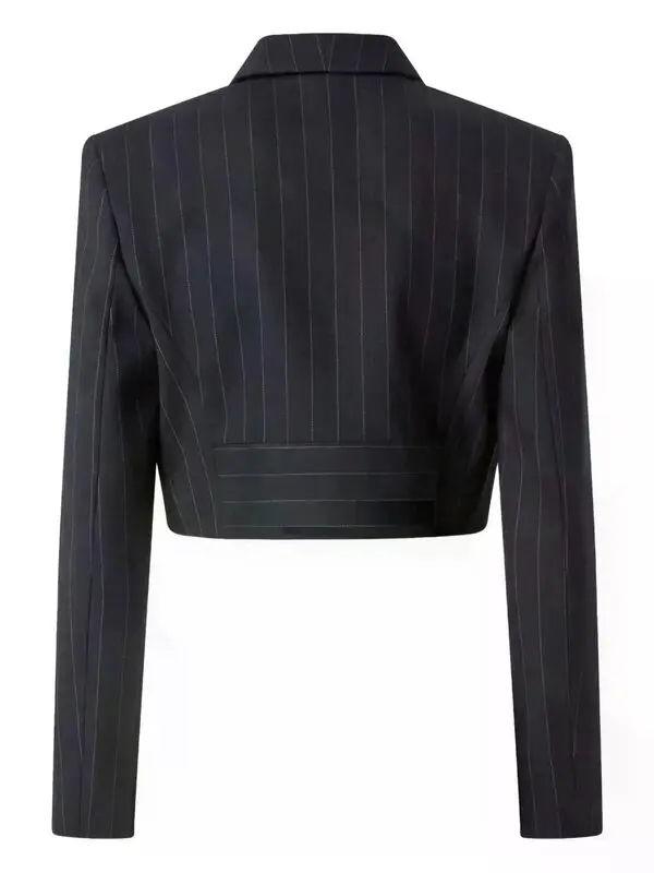 Pinko Pinstripe Cropped Jacket