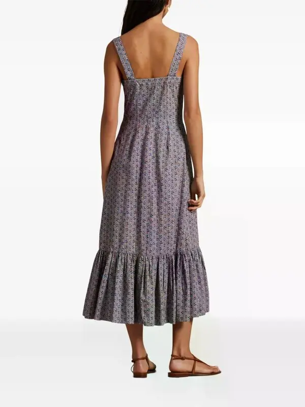 Ralph Lauren Floral-print Button-front Dress