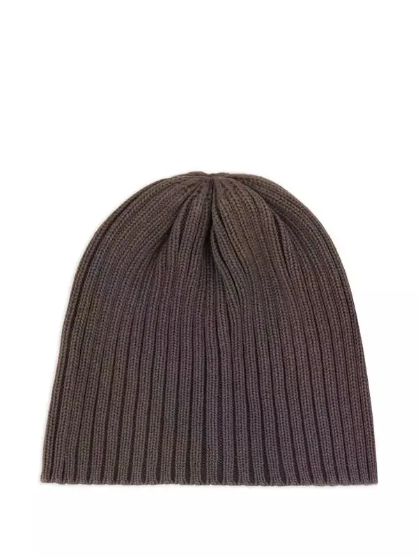 Our Legacy Ribbed Cotton Beanie - Brown