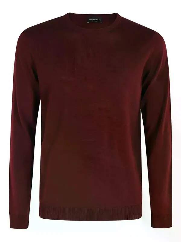ROBERTO COLLINA Round-neck Merino Wool Sweater