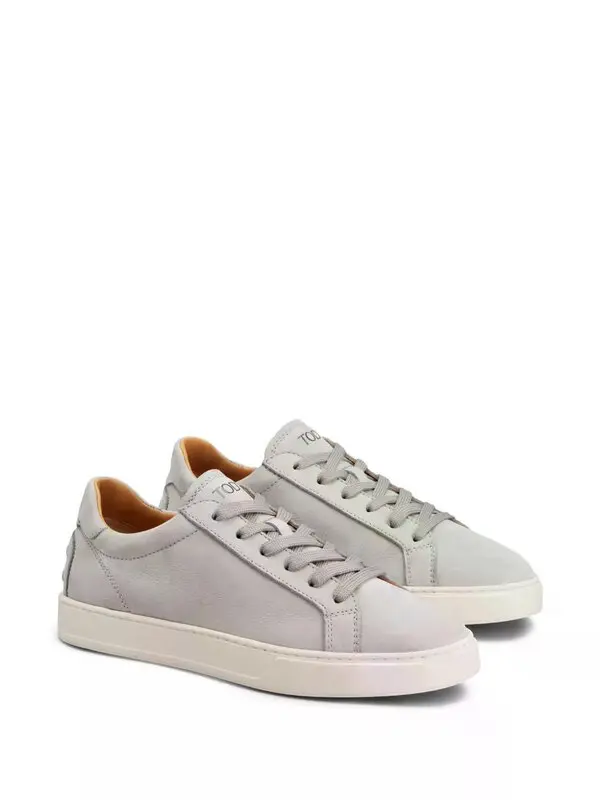 TOD'S Suede Lace-up Sneakers - Grey