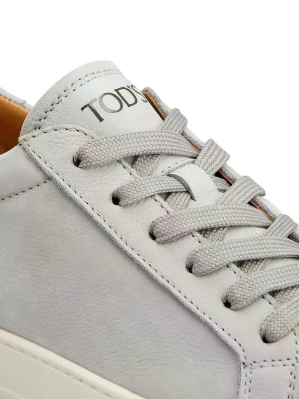 TOD'S Suede Lace-up Sneakers - Grey
