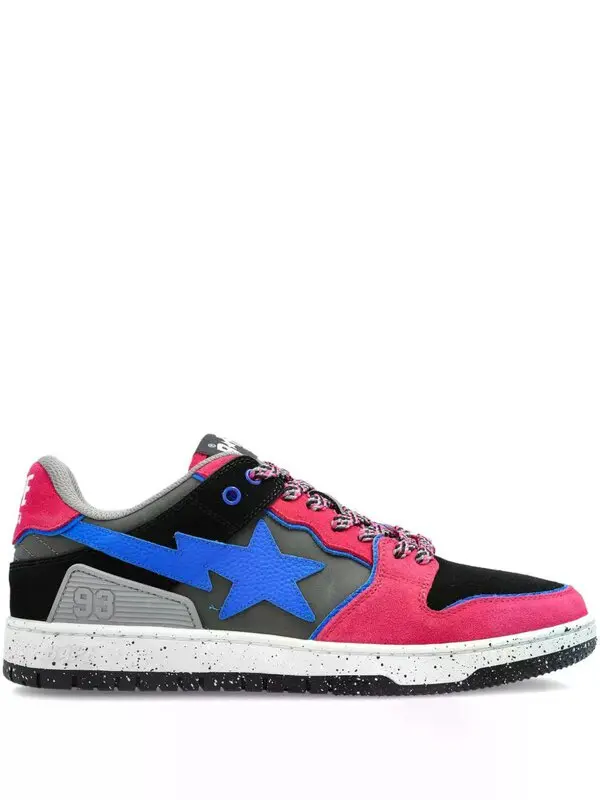 A BATHING APE Star-patch Sneakers - Pink