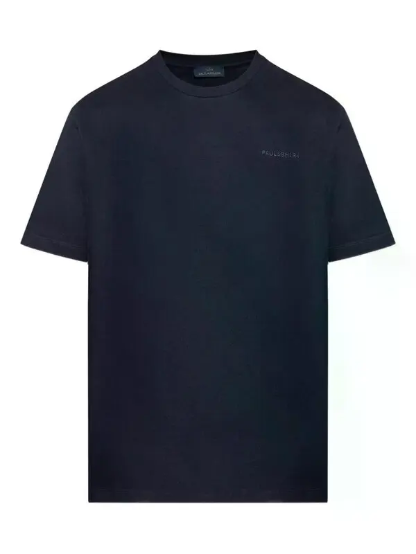 Paul & Shark Embroidered Cotton T-shirt - Blue