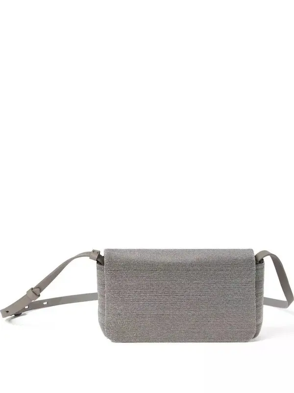 Brunello Cucinelli Monili-embellished Cross Body Bag - Neutrals
