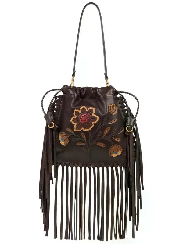 Etro Kalispera Embroidered Bucket Bag