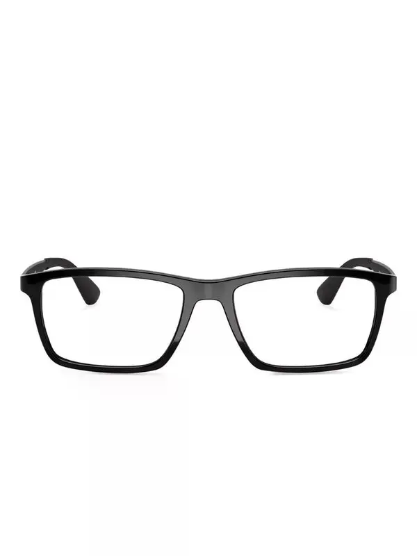 Ray-ban Rectangle-frame Glasses - Black