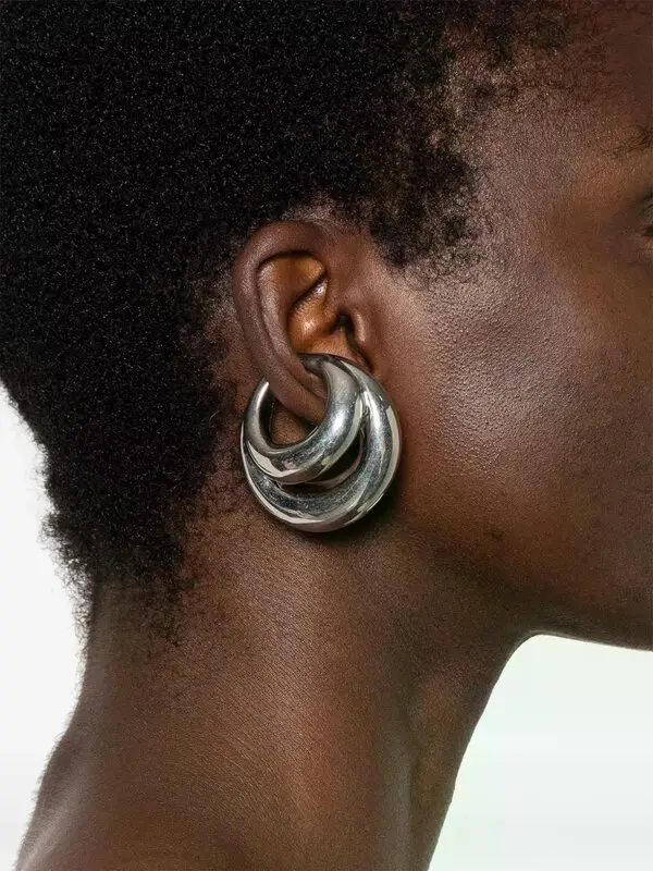 PANCONESI Blow Up Ear Cuff - Silver