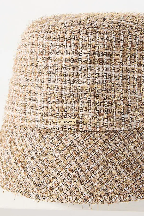 Eugenia Kim Yuki Tweed Bucket Hat - Camel
