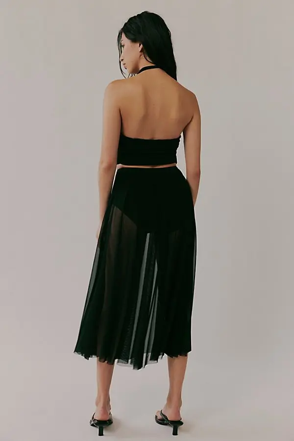 Norma Kamali Flared Skirt