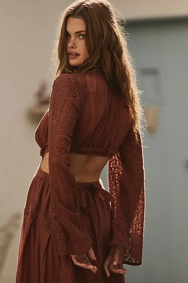 knee length dresses for ladies Free People Golden Hour Maxi | Wild Dove Boutique main image 0