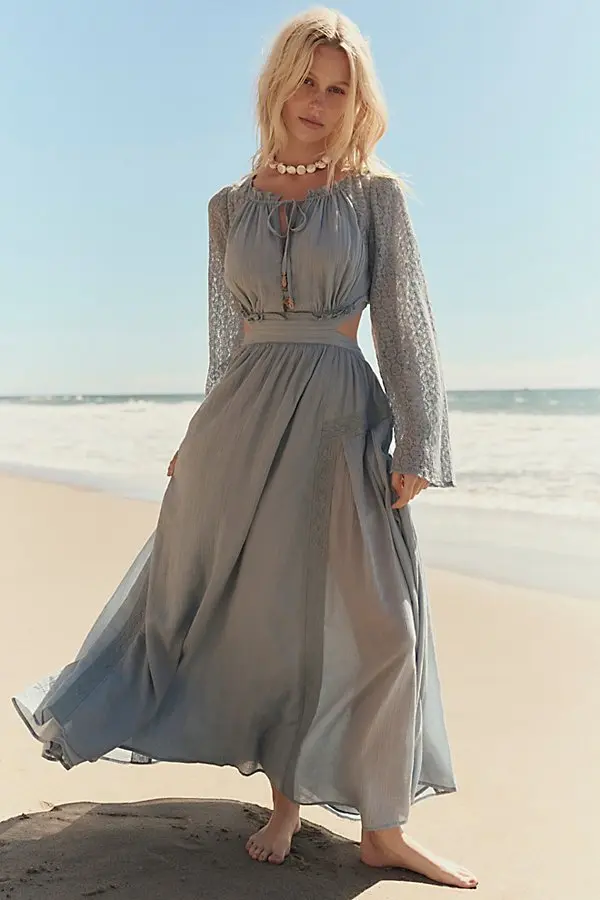 Free People Lacie Maxi Dress - Mountain Spring