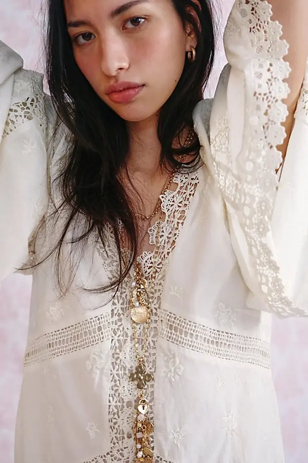 Free People Luelle Layer Necklace - Gold