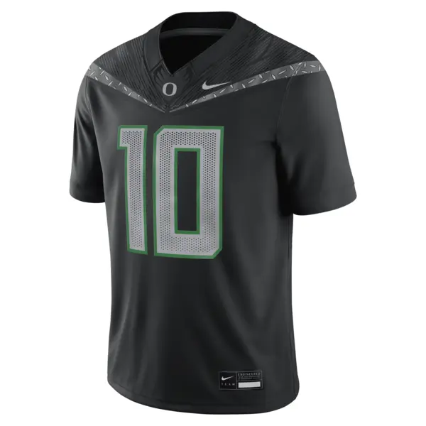 Nike Justin Herbert Oregon Ducks College Game Jersey - Black