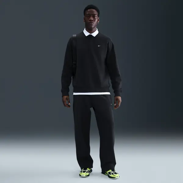 Nike Solo Swoosh Fleece Crew - Black