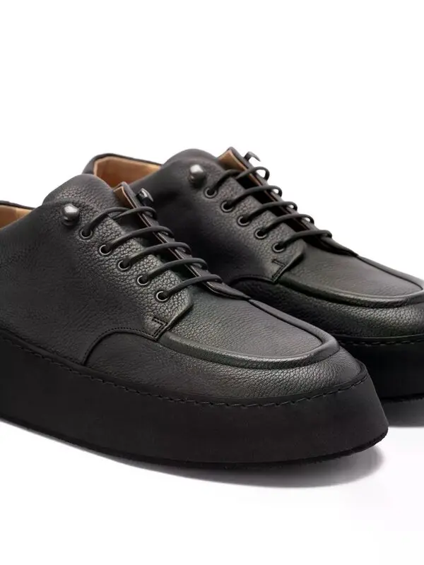 Marsèll Pebbled Leather Platform Derby Shoes