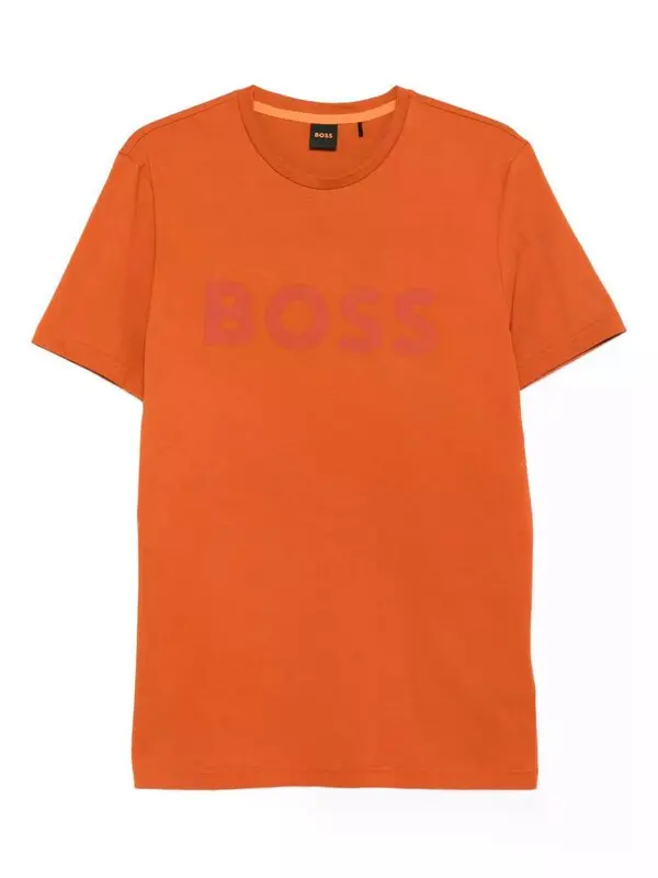 BOSS Logo-print T-shirt - Orange