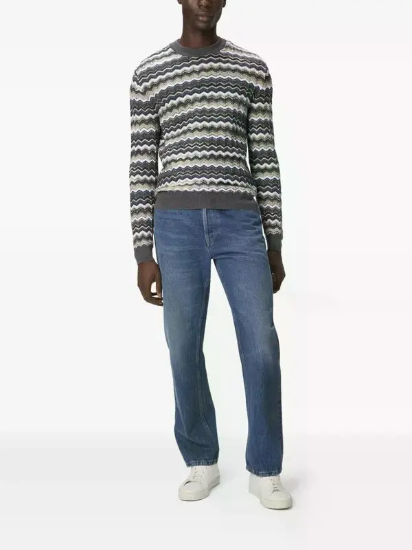 Missoni Chevron-pattern Sweater - Grey