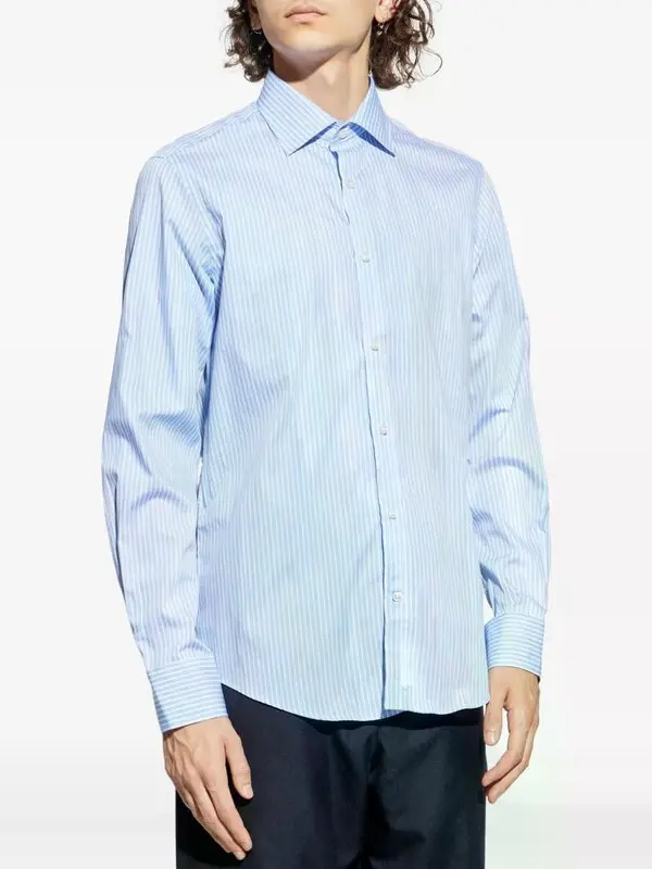 Paul & Shark Striped Long-sleeved Shirt