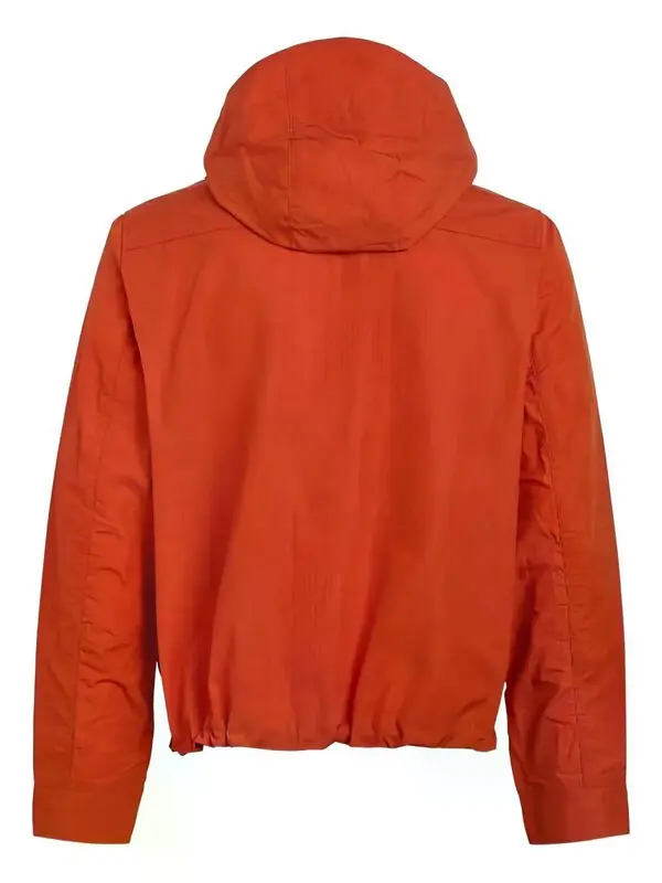 CECCARELLI Hooded Drawstring Jacket - Orange