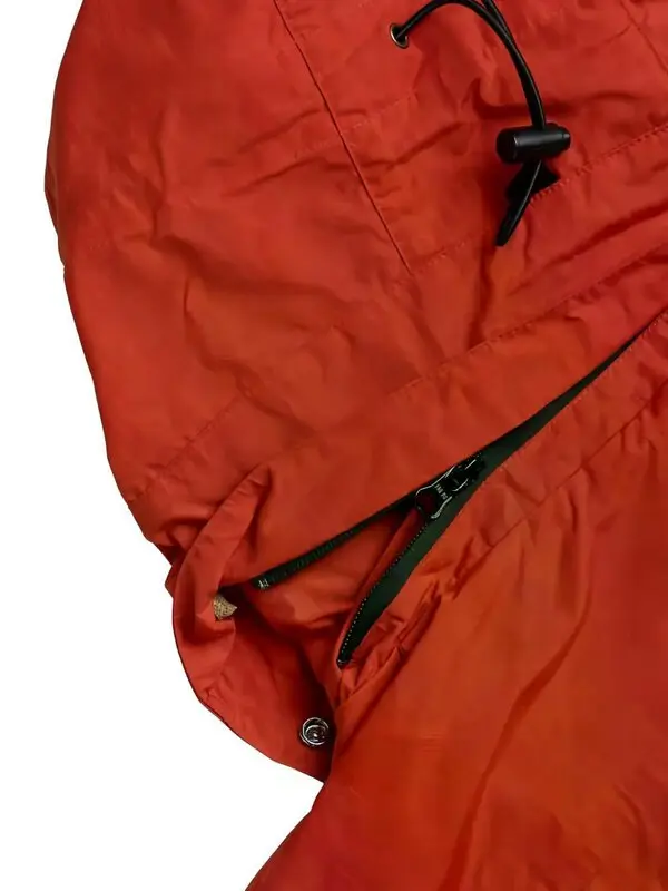 CECCARELLI Hooded Drawstring Jacket - Orange