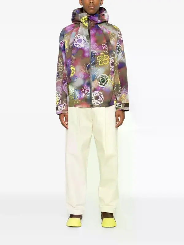 Kenzo Floral-print Hooded Jacket