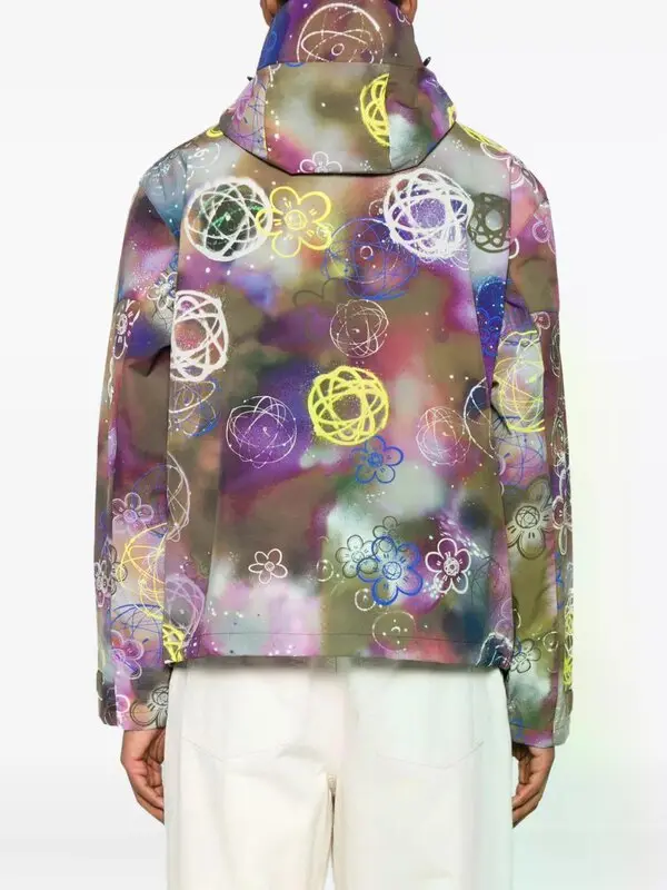 Kenzo Floral-print Hooded Jacket