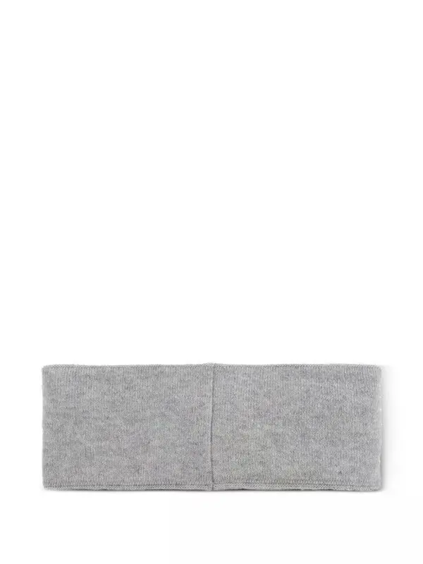 Moschino Logo-intarsia Headband - Grey