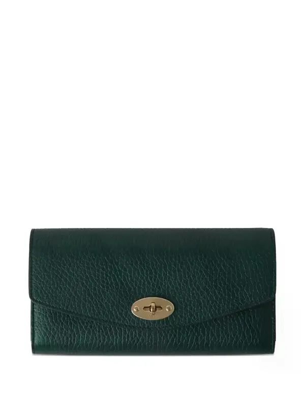 Mulberry Darley Leather Wallet - Green