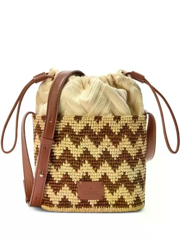 Missoni Zigzag-pattern Bucket Bag