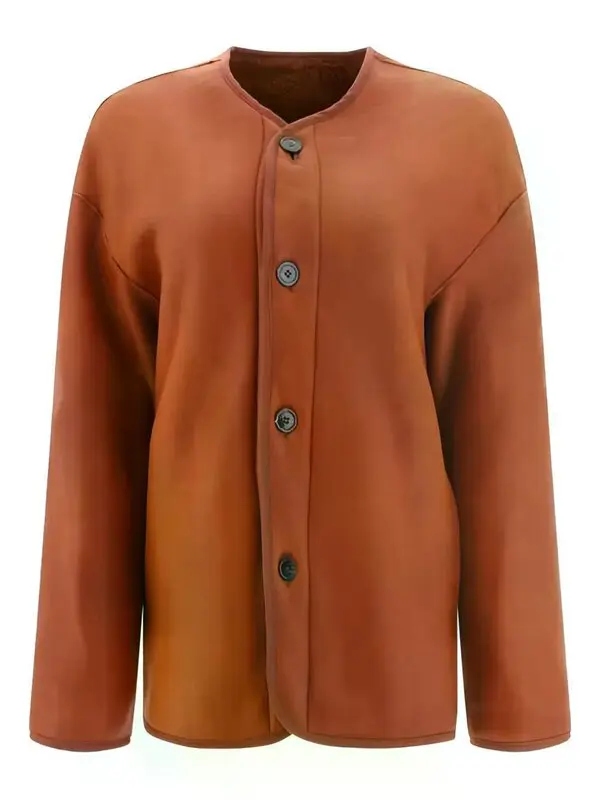 GIOVI Button-fastening Shearling Jacket