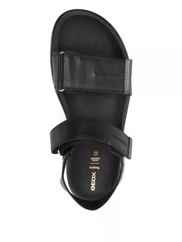Geox Leather Double-strap Sandals