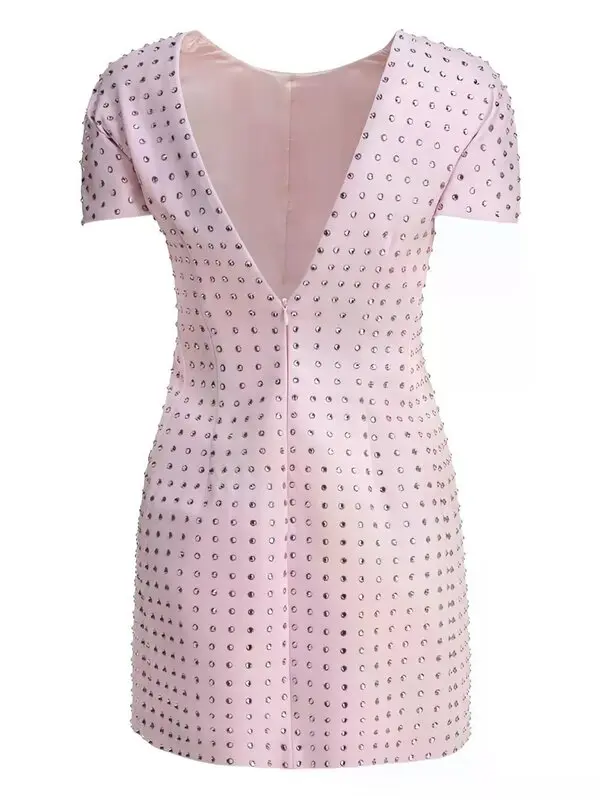 Max Mara Crystal-embellished Mini Dress