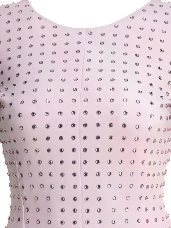 Max Mara Crystal-embellished Mini Dress
